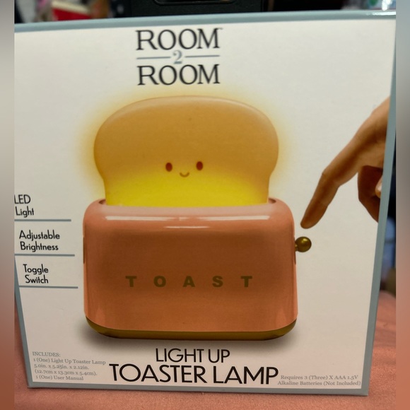 Room 2 Room | Other | Led Light Up Toaster Lamp 5 In X 525 Inpink ...